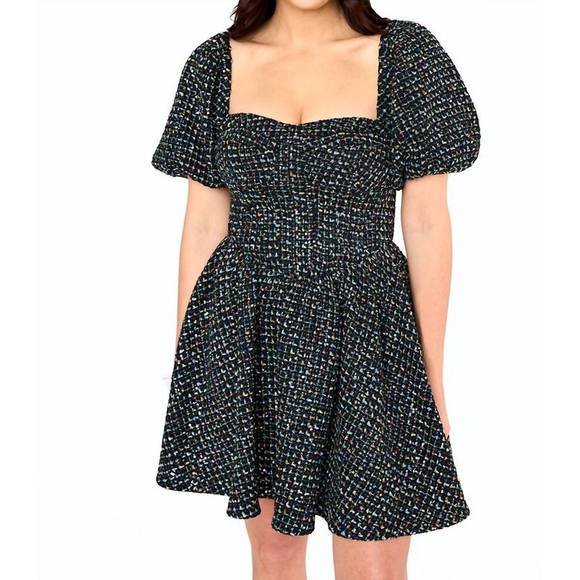 Buddy Love | Dresses | New Buddylove Romeo Puff Sleeve Mini Dress In ...